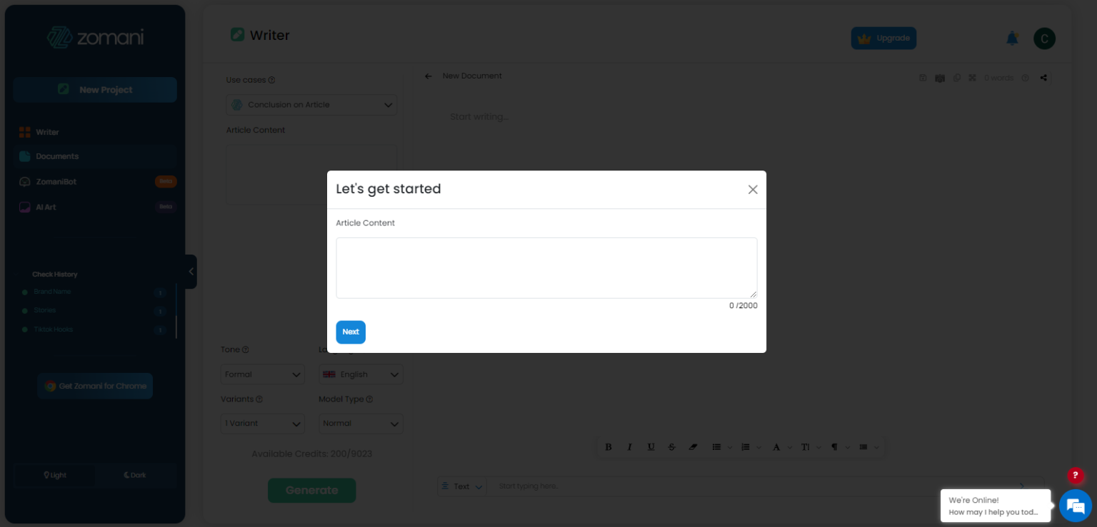 AI Conclusion Generator